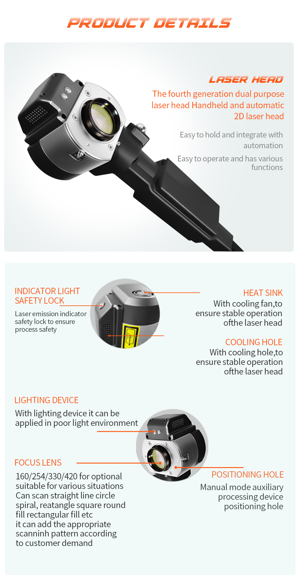 Stain Rust 100W 200W Fiber Laser Cleaning Machine for Rust Removal